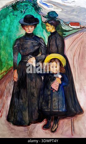 Edvard Munch - The Family (The Book Family Stock Photo - Alamy