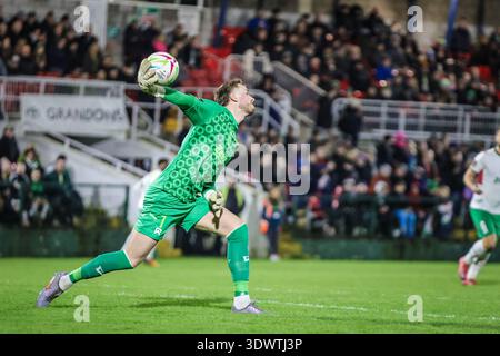 Conor Brann of Cork City FC during the SSE Airtricity First Division ...