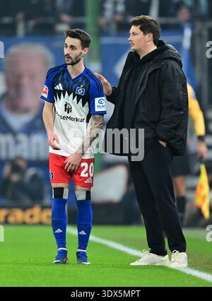 From left: Coach Merlin Polzin (HSV Hamburg), Rayan Philippe Hamburg ...