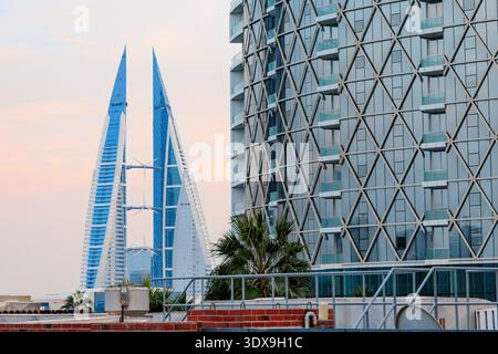 3 December 2025, Bahrain, Manama: Modern architecture of Bahrain ...