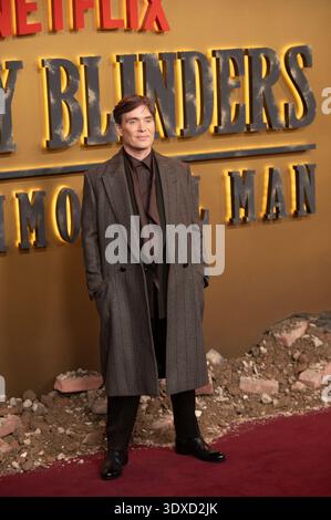 Cillian Murphy attends the premiere of "Peaky Blinders: The Immortal ...