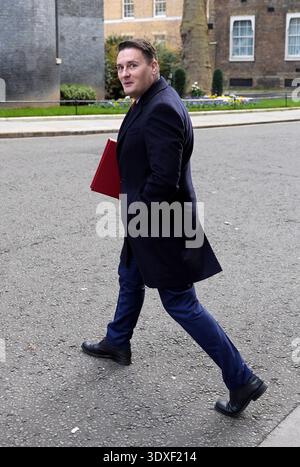 Health Secretary Wes Streeting arrives in Downing Street, London, for a ...