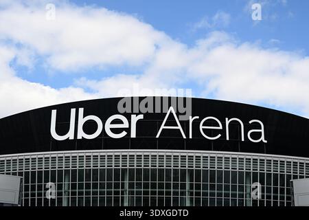 Berlin, Germany - August 3, 2024: Uber Arena a multipurpose indoor ...