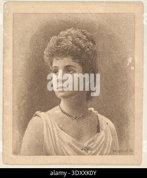 Portrait, from the Women's Portraits series (N198) issued by Wm. S ...