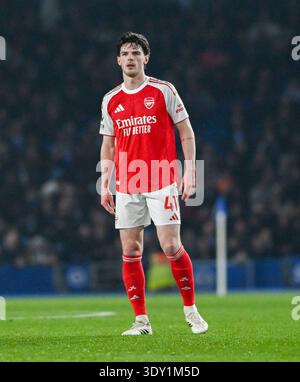 Arsenal’s Declan Rice during the Premier League match at London Stadium ...