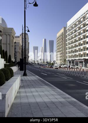Lusail Plaza 4 tower. Al Saad Tower Lusail boulevard newly develop city ...