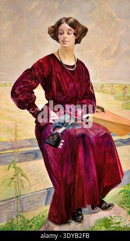 Jacek Malczewski, The Finished Song: Portrait of Rafał Aleksandrowicz ...