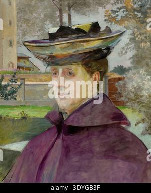 Jacek Malczewski, Portrait of Artist's Wife (Portret żony artysty ...