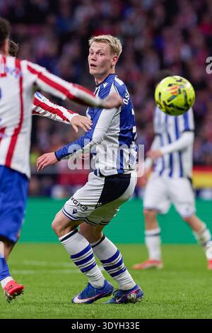 Orri Oskarsson of Real Sociedad during the Spanish championship LaLiga ...
