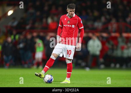 Wrexham, UK. 07th Mar, 2026. Callum Doyle of Wrexham (c) celebrates ...