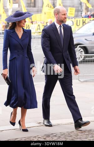 The Princess of Wales attending the annual Commonwealth Day Service of ...