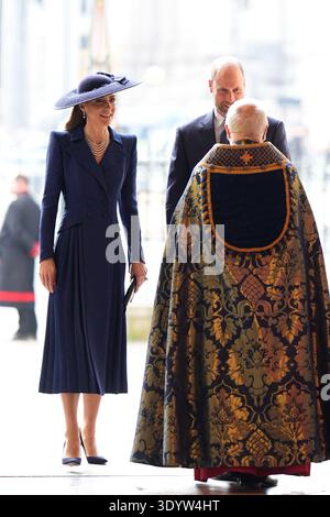 The Princess of Wales attending the annual Commonwealth Day Service of ...