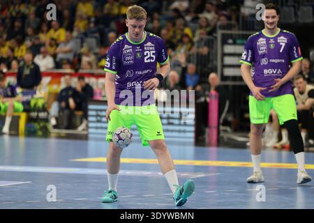 Haukur Thrastarson (Rhein Neckar Loewen, #25) beim Torwurf. GER, Rhein ...