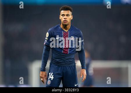Desire Doue (Paris Saint-Germain FC) looks dejected during the UEFA ...
