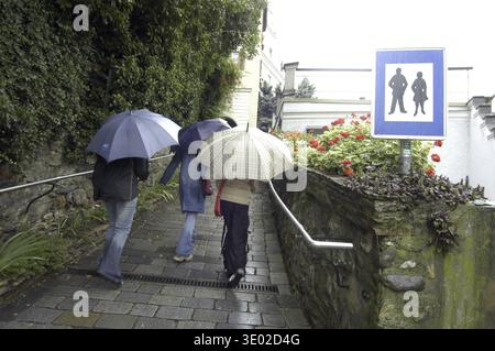 an umbrella as a protection against rain on the outside umbrella as ...