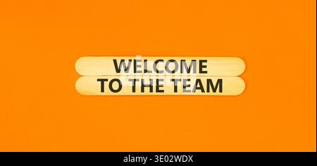 Support, help welcome to our team symbol. Concept words Welcome to our ...