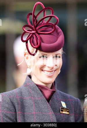 Zara Tindall on day two of the 2026 Cheltenham Festival at Cheltenham ...