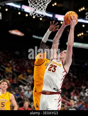 Arizona State center Massamba Diop (35) during the first half of an ...