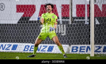 David Nreca-Bisinger (Goalkeeper, VfR Mannheim, 1), after the missed ...
