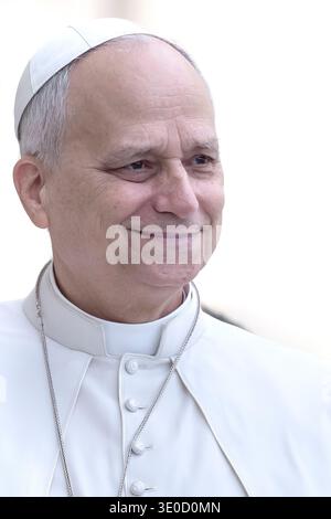 Pope Leo XIV arrives for his weekly general audience in St. Peter's ...