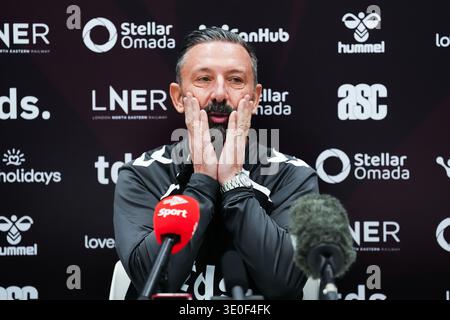 Derek McInnes during a press conference at Ibrox Stadium, Glasgow ...