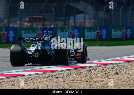 F1 car in action during sprint at Shanghai International Circuit during ...