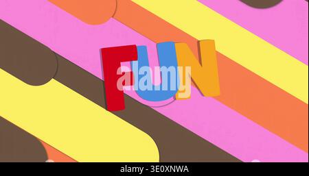 An abstract composition showing diagonal stripes with a blurred blend ...