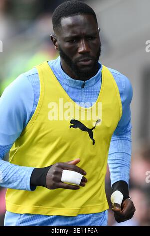 Alassana Jatta of Notts County in action during the Sky Bet League 2 ...