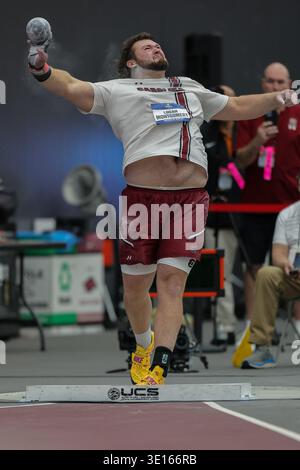 March 14, 2026: Logan Montgomery of South Carolina prepares to start ...