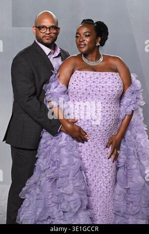 Wunmi Mosaku and Tash Moseley arriving to Vanity Fair Oscar Party 2026 ...