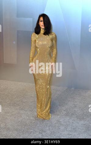 Kim Kardashian attends the 2026 Vanity Fair Oscar Party at Los Angeles ...