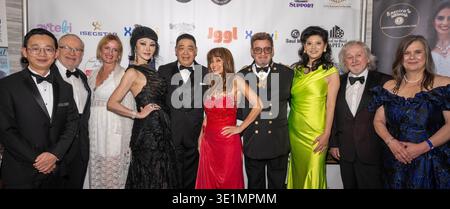 Professor Lingyun Xiang, Christine Jardin attends LABA ICON AWARDS ...
