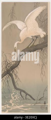 Ohara Koson – Little Egret in the Snow (Reiger in sneeuw), c. 1925-1936 ...