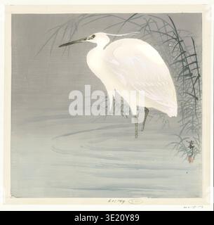 Ohara Koson – Little Egret in the Snow (Reiger in sneeuw), c. 1925-1936 ...