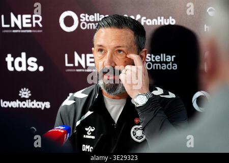 Derek McInnes during a press conference at Ibrox Stadium, Glasgow ...
