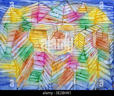 Paul Klee – Theater-Mountain-Construction (Theater-Berg-Konstruktion ...