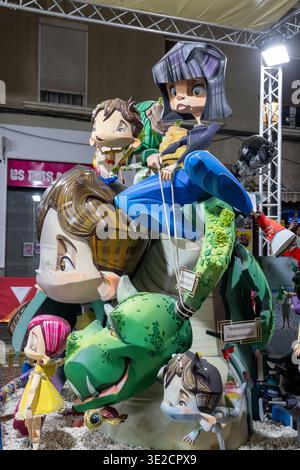 VALENCIA, SPAIN - MARCH 18, 2026: City Hall Falla 'Hope' by Jose Ramon ...