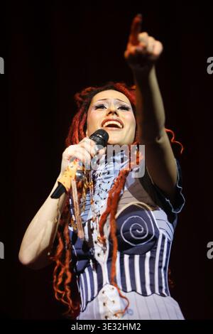 Singer Absolutely (Abby-Lynn Keen) during the BottleRock Music Festival ...