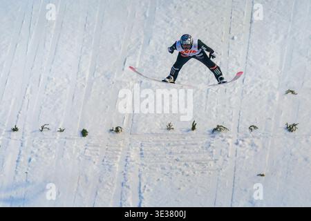 Vikersund 20260321. Marius Lindvik during the men's ski flying in ...