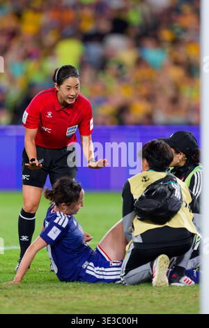 Fans of Japan national team attending the Monterrey Stadium to support ...