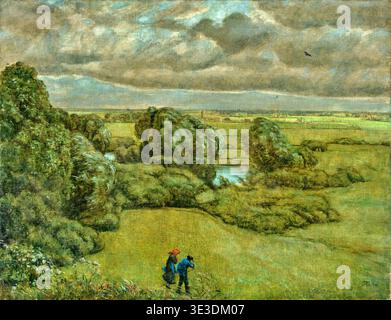 Hans Thoma, Landscape Storm, 1892 | Archium Stock Photo - Alamy