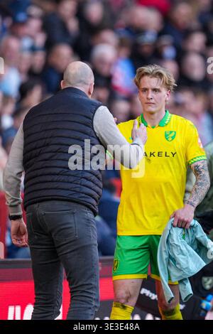 Philippe Clement, Manager of Norwich City during the Millwall v Norwich ...