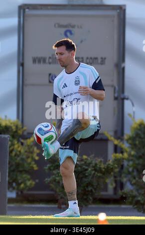 Argentina's Lionel Messi during a training session at the Sporting KC ...