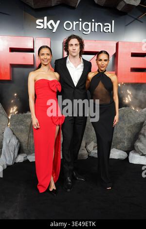 Gugu Mbatha-Raw, Aaron Taylor-Johnson and Saffron Hocking attends the ...