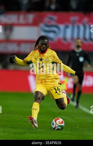 Gideon Mensah of Ghana in action during the FIFA World Cup game between ...