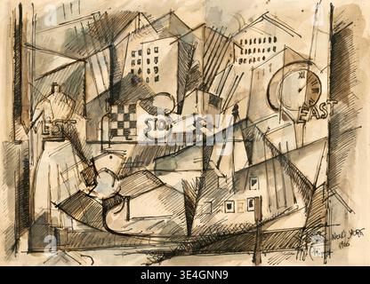 Vaudeville (1917) by Albert Gleizes Stock Photo - Alamy