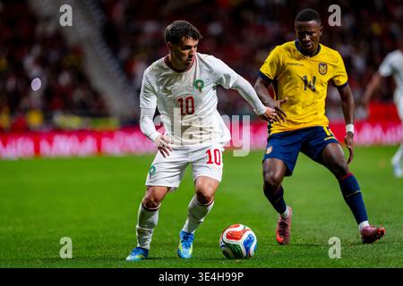 Alan Minda of Ecuador during the International Friendly football match ...