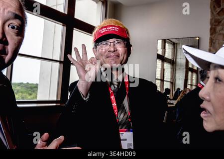 An attendee on Day 3 of CPAC 2026, in Grapevine Tx, on March 27,2025 ...