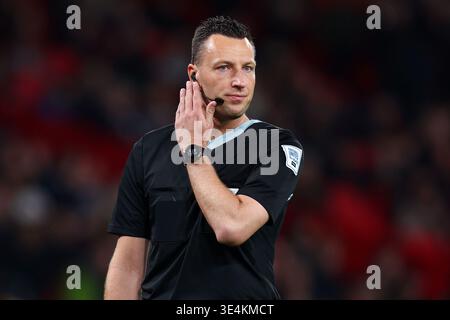 Referee Sven Jablonski during the international friendly match at ...