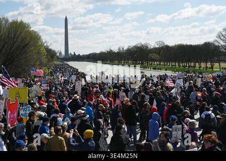 Washington, Dc, USA. 28th Mar, 2026. The No Kings protests marched from ...